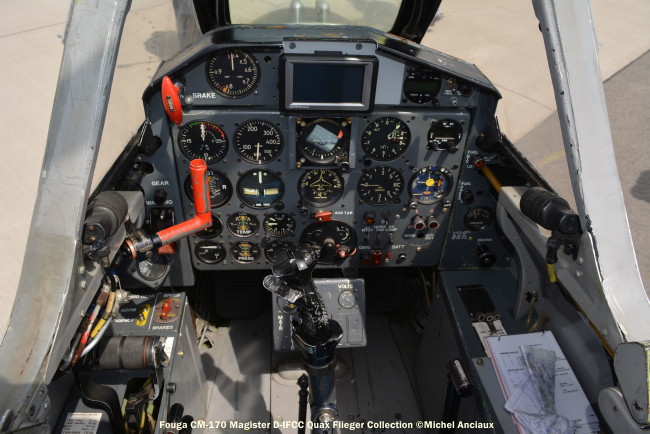 DSC_1367 Cockpit of Fouga CM-170 Magister D-IFCC Quax Flieger ...