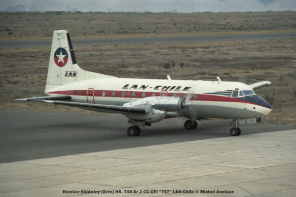 029 Hawker Siddeley (Avro) HS. 748 Sr 2 CC-CEI »747» LAN Chile © Michel ...