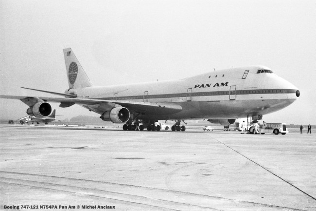 042 Boeing 747-121 N754PA Pan Am © Michel Anciaux – Aviation Rainbows