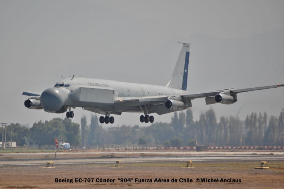 04Boeing EC-707 Cóndor »904» Fuerza Aérea de Chile © Michel Anciaux ...