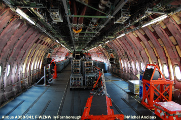 639 Cabin of Airbus A350-941 F-WZNW © Michel Anciaux – Aviation Rainbows