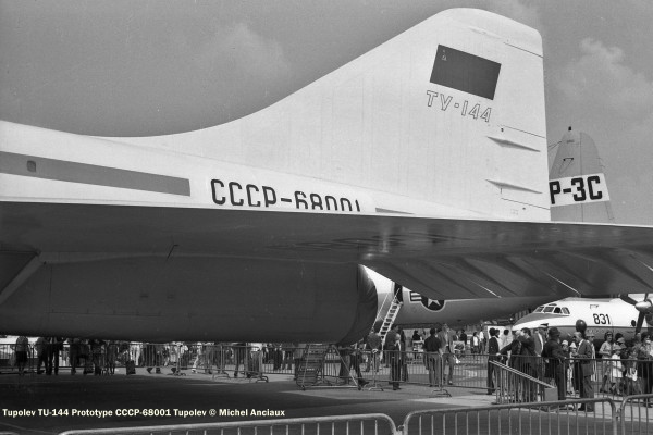 img488 Tupolev-TU-144 Prototype CCCP-68001 © Michel Anciaux – Aviation ...