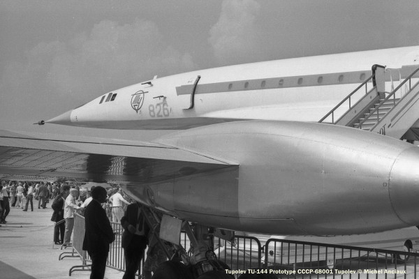 img489 Tupolev-TU-144 Prototype CCCP-68001 © Michel Anciaux – Aviation ...