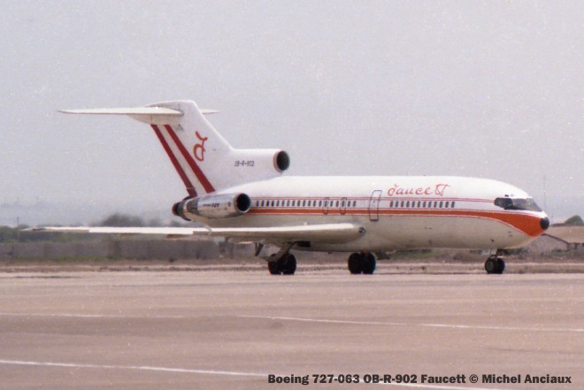 004 Boeing 727-063 OB-R-902 Faucett © Michel Anciaux – Aviation Rainbows