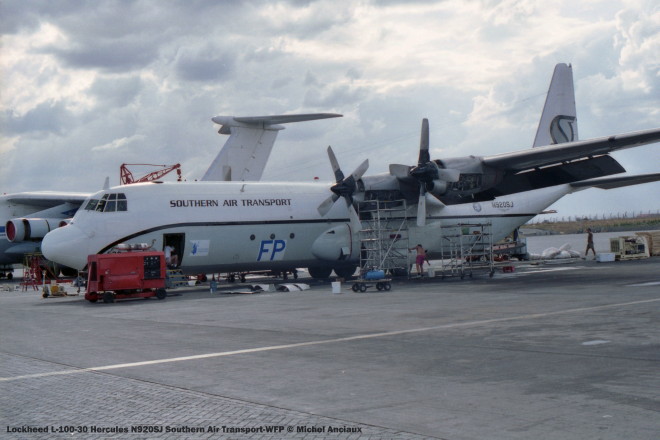 28 Lockheed L-100-30 Hercules N920SJ Southern Air Transport-WFP ...