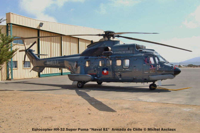 042 Eurocopter HH-32 Super Puma »81» Armada de Chile © Michel Anciaux ...