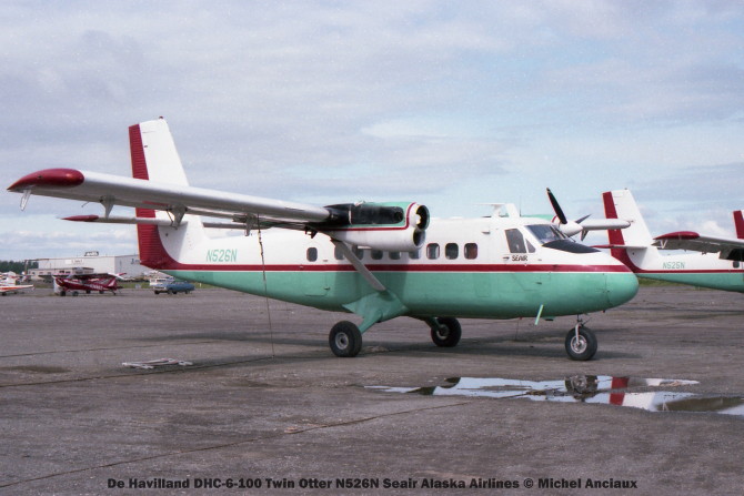 044 De Havilland DHC-6-100 Twin Otter N526N Seair Alaska Airlines ...