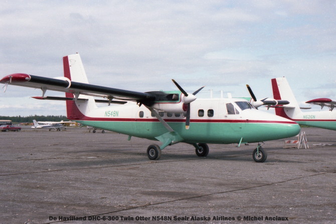 045 De Havilland DHC-6-300 Twin Otter N548N Seair Alaska Airlines ...