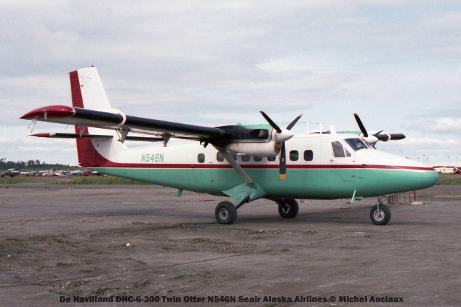 046 De Havilland DHC-6-300 Twin Otter N546N Seair Alaska Airlines ...