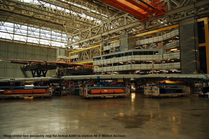 060 Wing-center box assembly ring for Airbus A380 in station 40 ...