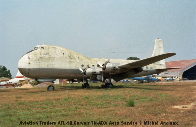 img909 Aviation Traders ATL-98 Carvair TN-ADX Aero Service © Michel ...