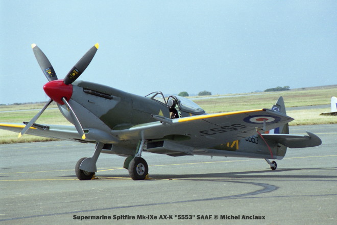 img1866 Supermarine Spitfire Mk-IXe AX-K »5553» SAAF © Michel Anciaux ...