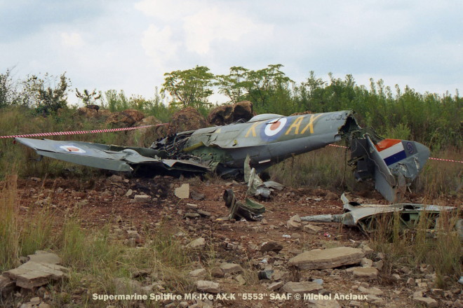 img1868 Supermarine Spitfire Mk-IXe AX-K »5553» SAAF © Michel Anciaux ...