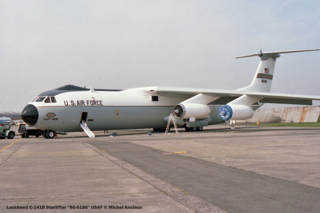 604 Lockheed C-141B Starlifter »66-0186» USAF © Michel Anciaux ...