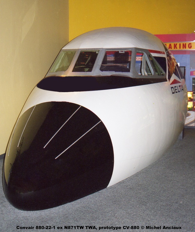 652 Convair 880-22-1 ex N871TW TWA, prototype CV-880 © Michel Anciaux ...