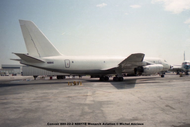 680 Convair 880-22-2 N8811E Monarch Aviation © Michel Anciaux ...