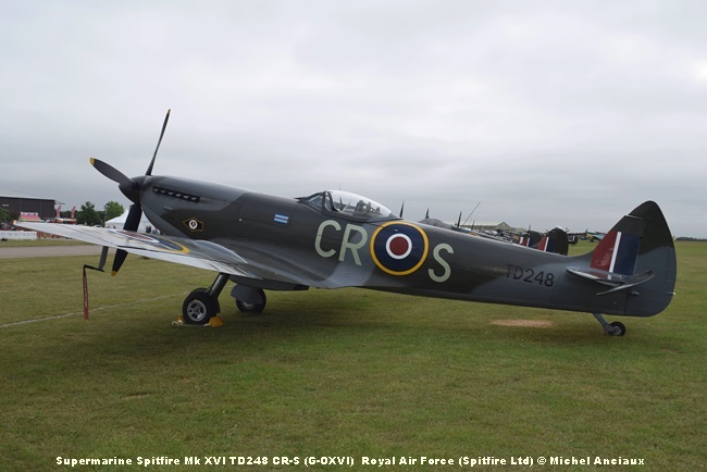DSC_0141 Supermarine Spitfire Mk XVI TD248 CR-S (G-OXVI) Royal Air ...