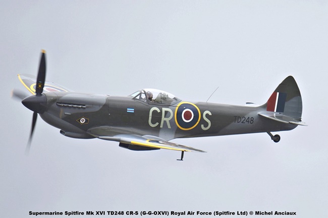 DSC_1334 Supermarine Spitfire Mk XVI TD248 CR-S (G-G-OXVI) Royal Air ...