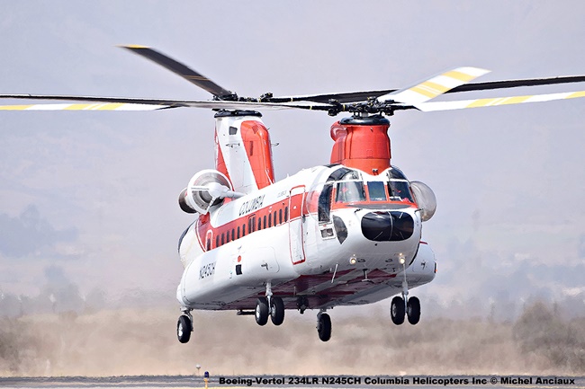 DSC_0033 Boeing-Vertol 234LR N245CH Columbia Helicopters Inc © Michel ...