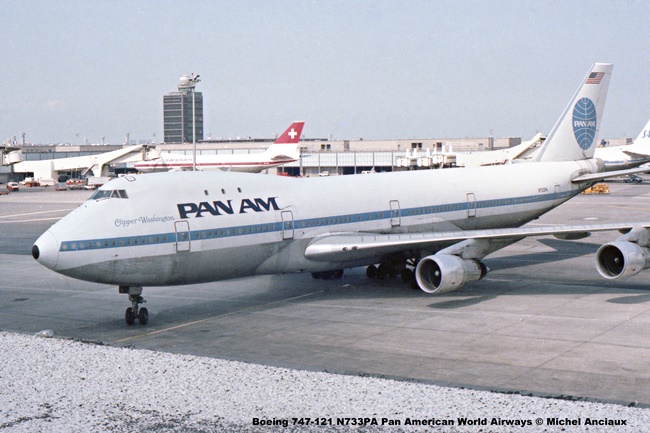 img094 Boeing 747-121 N733PA Pan American World Airways © Michel ...