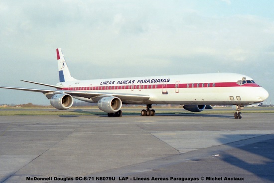 015 McDonnell Douglas DC-8-71 N8079U LAP – Lineas Aereas Paraguayas ...