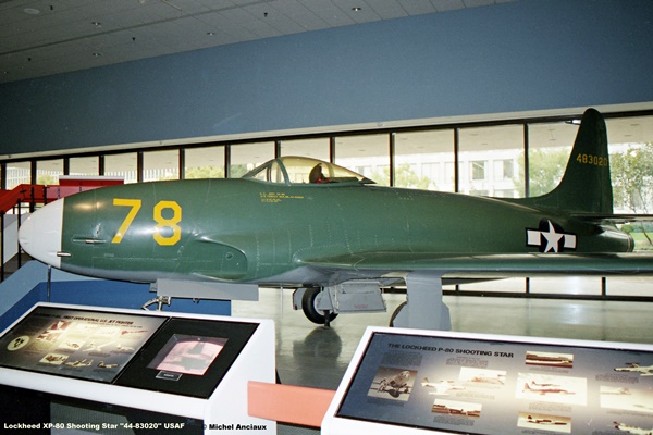 img365 Lockheed XP-80 Shooting Star »44-83020» USAF © Michel Anciaux ...