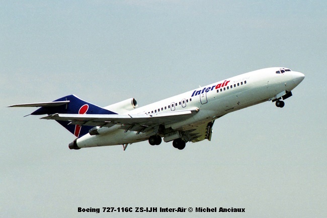 img2022 Boeing 727-116C ZS-IJH Inter-Air © Michel Anciaux – Aviation ...